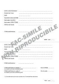 Modulo TT 2119 per operazioni relative ai veicoli a motore e loro ...