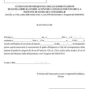 Modulo TT 2112 per rilascio della patente di guida - esseBì Italia