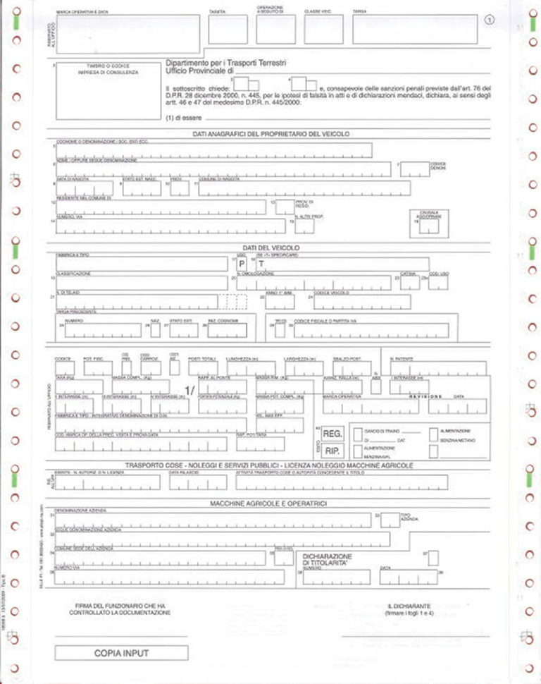 Modulo TT 746 C per abilitazione professionale - esseBì Italia
