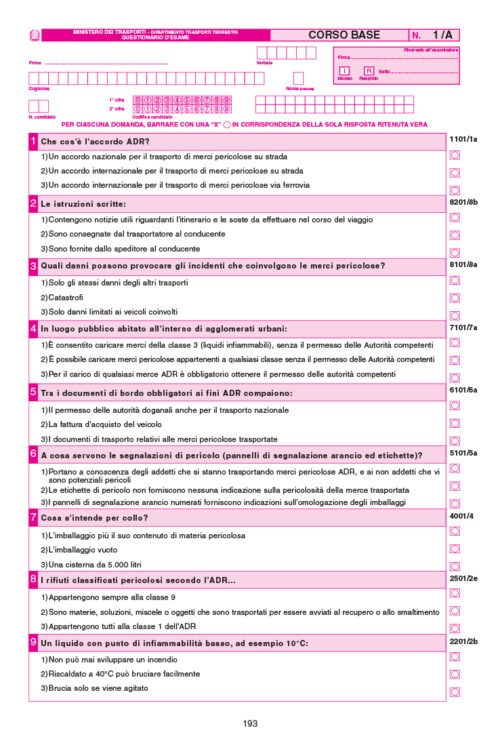 libro "Trasporto merci pericolose BASE-CISTERNE - Guida ragionata alla ...